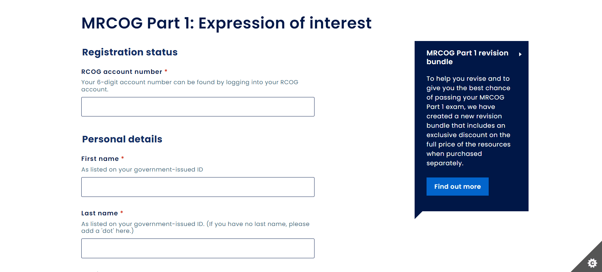 MRCOG Part 1: Application and Booking Guide | Step-by-Step Process